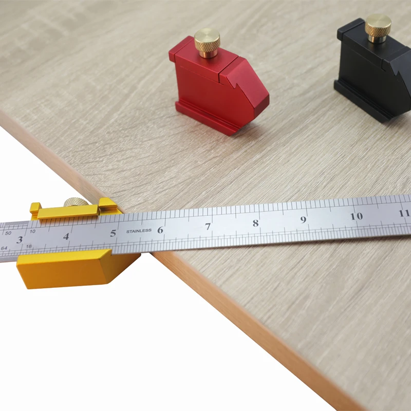 Steel-Ruler-Positioning-Block-gauge-45-90-Angle-Line-marking-gauge-for ...