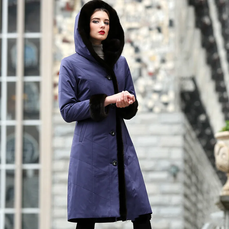 Real-Fur-Coat-Women-Winter-Rex-Rabbit-Fur-Liner-Mink-Fur-Collar-Hooded ...