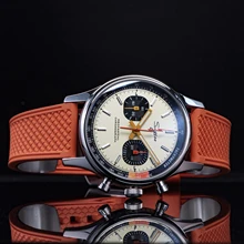 Sugess Pilot Watch ST19 Seagull Movement Swanneck Wristwatch Mechanical ...
