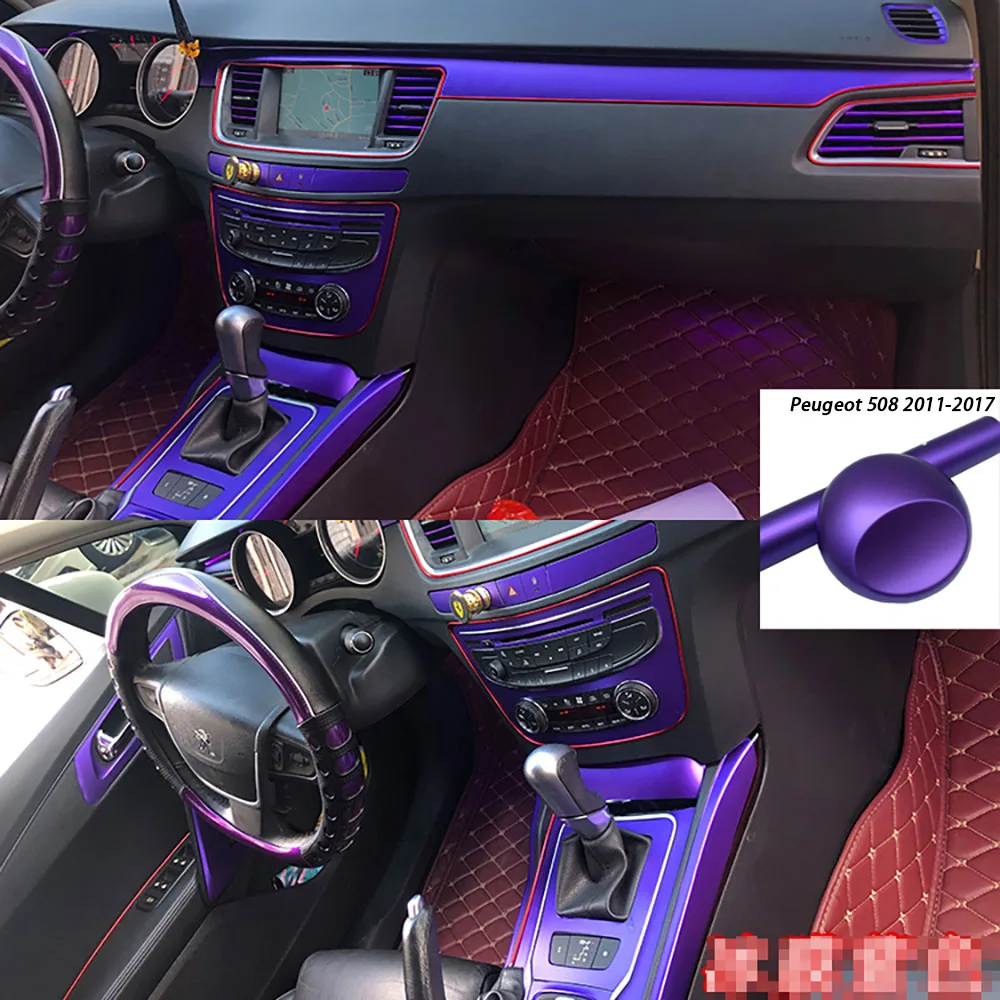 For-Peugeot-508-2011-2017-Car-Styling-3D-5D-Carbon-Fiber-Car-Interior ...