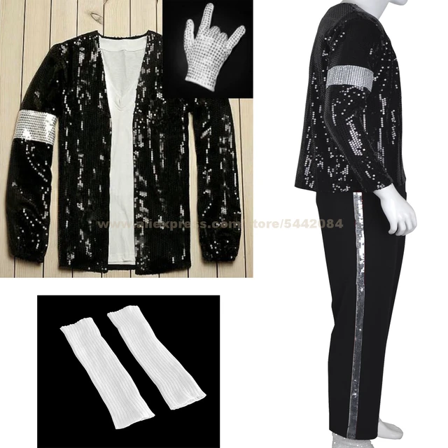 MJ Michael Jackson Billie Jean Suit Outfit Black Armband, 48% OFF