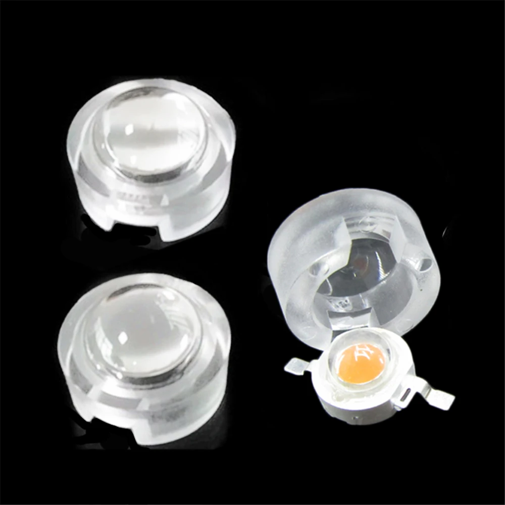 10-100pcs 13mm 1W 3W Mini LED Lens 15 30 45 60 90 100 Degree for IR ...