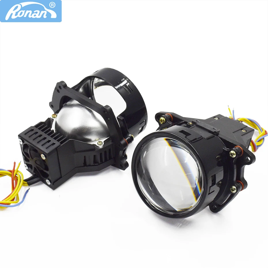 RONAN 3.0inch 45W Bi Led Two Reflex Lenses in Headlight 2000LM 5500K ...