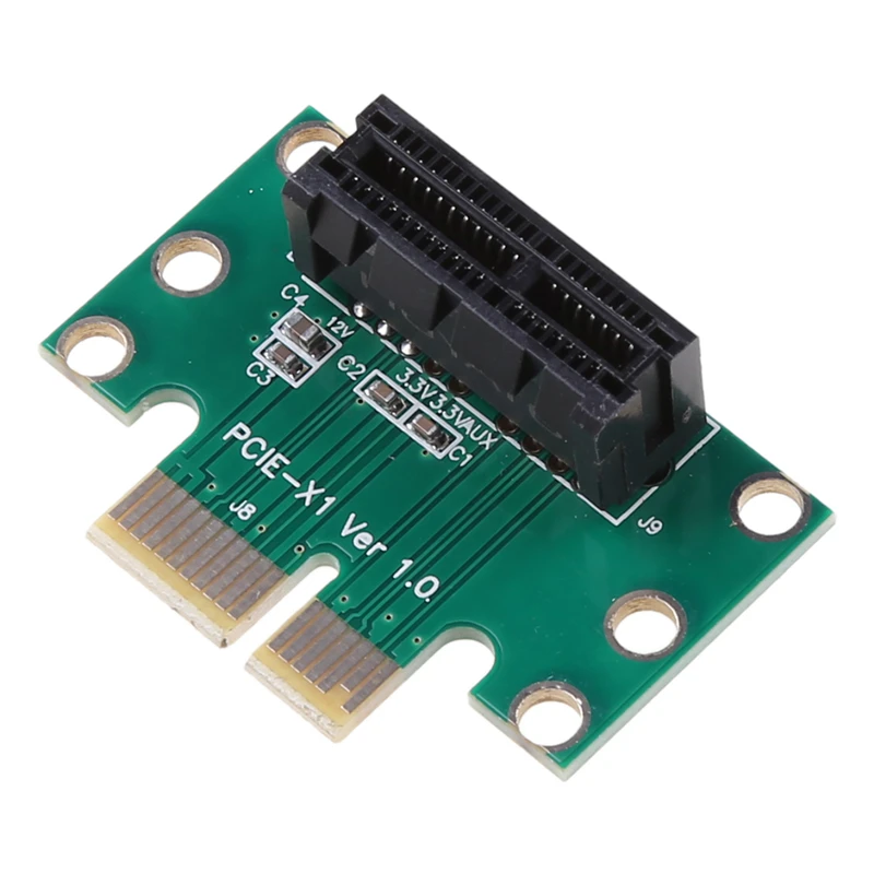 PCI Express X1 Adapter Riser Card PCIE X1 to X1 Slot Converter Card 90 ...