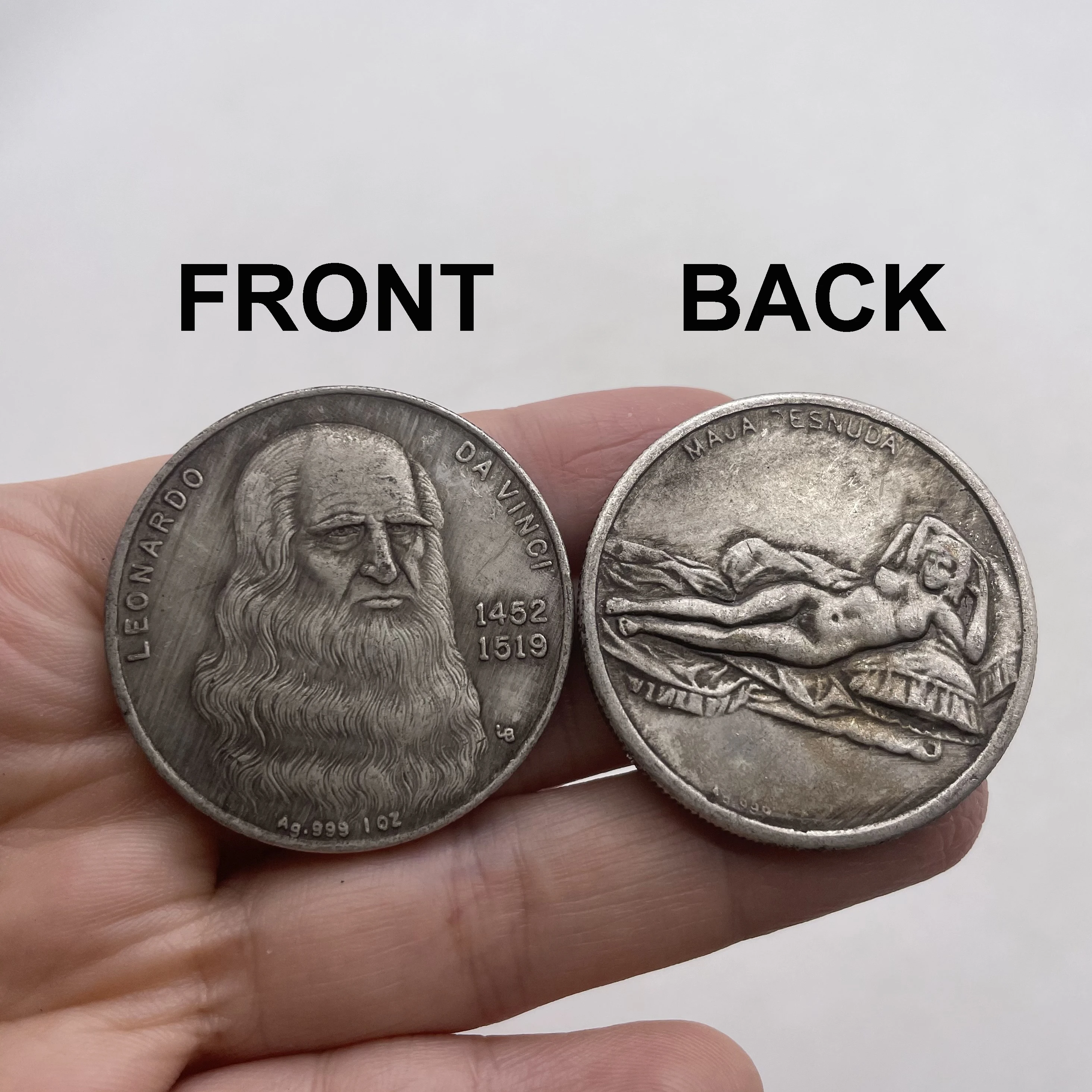 1-piece-1452-1519-Da-Vinci-Coin-Handicraft-Silver-Coin-Commemorative ...