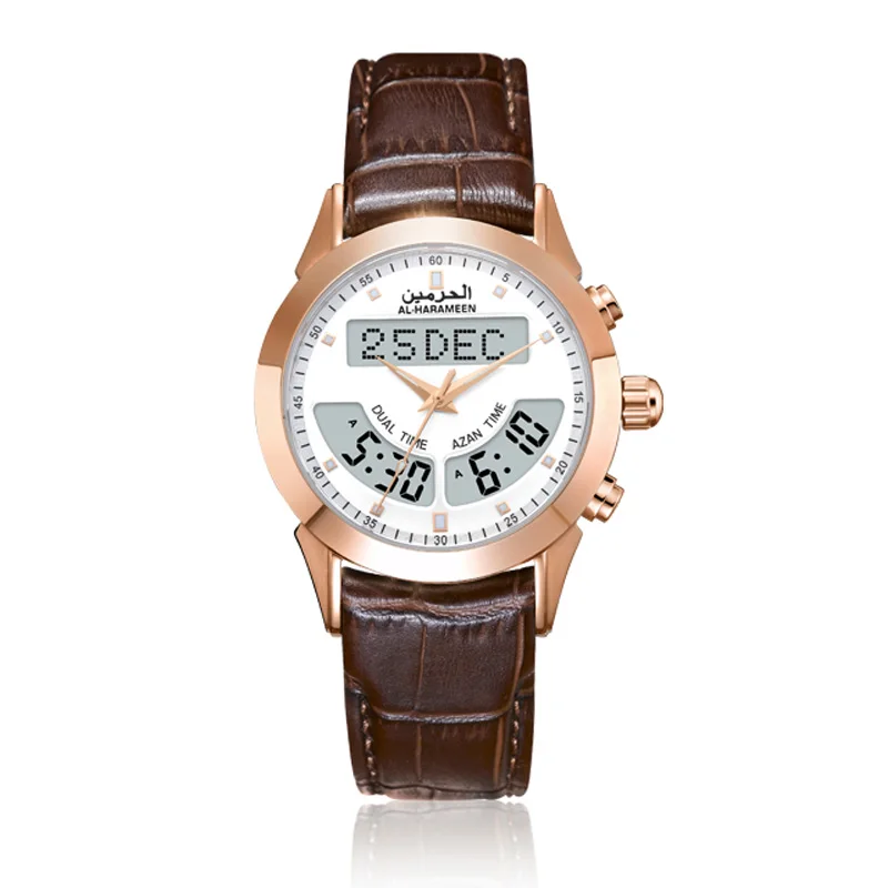 Muslim Azan Watch Fajr Time Wristwatch Islamic Wrist Clock With Prayer ...