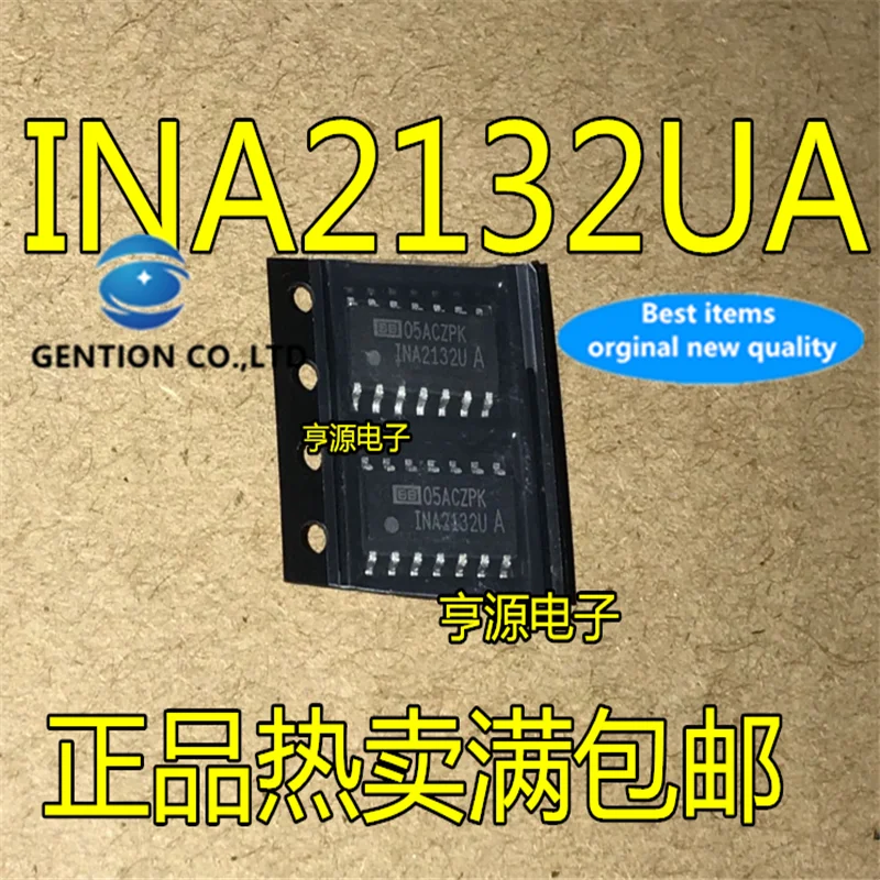 5 uds INA2132 INA2132U INA2132UA SOP 14 en stock 100% nuevo y original ...