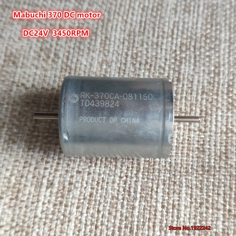 Brand new Mabuchi double output shaft 370 DC motor RK-370CA 12V 24V ...