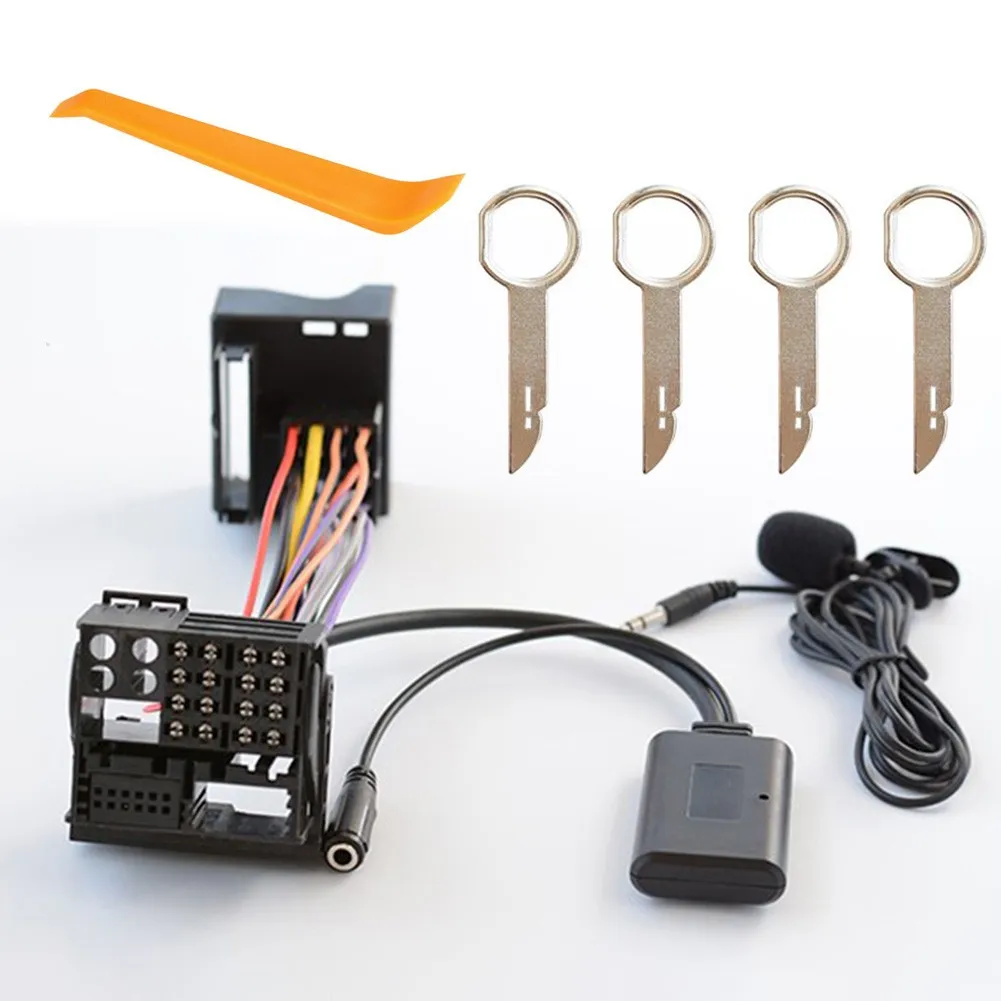 1 Set Aux Cable Bluetooth Adapter For Ford 6000cd Usb 5.0 Music Player ...