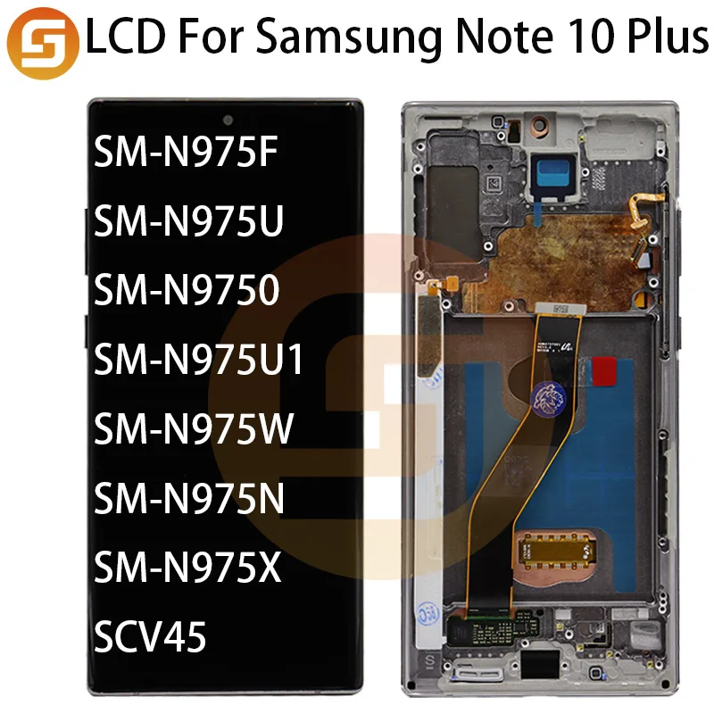 AAA AMOLED For Samsung Galaxy Note 10 Plus Lcd N975X N975W Display ...