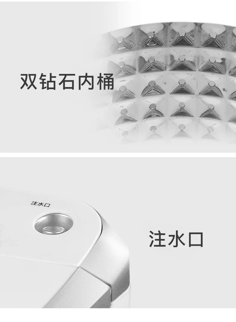 5KG Double Barrel Wave Wheel Washing Machine Household Dehydrated Spin ...