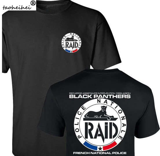 Raid French National Police Men's T Shirt Anti terrorism Unit Gign ...