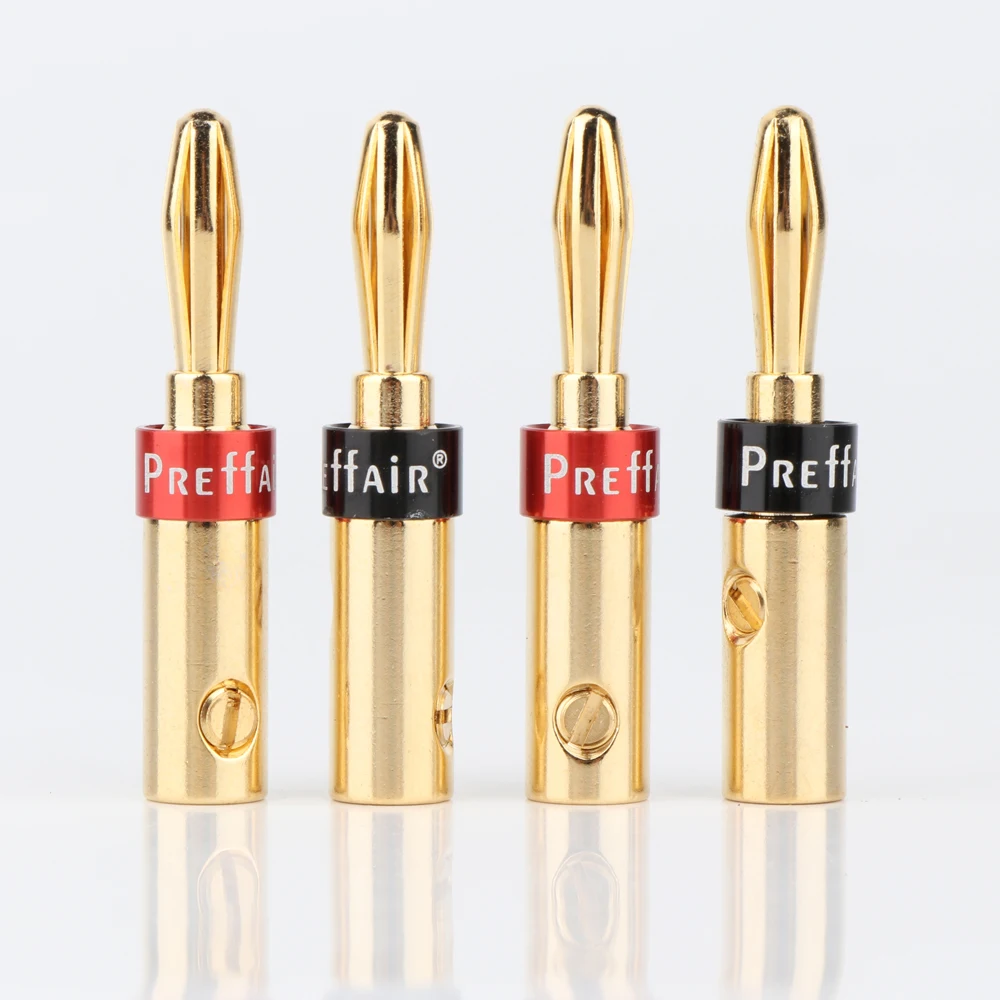Preffair-Conectores-Banana-chapados-en-oro-BA1450-Conector-de-l-nea-de ...