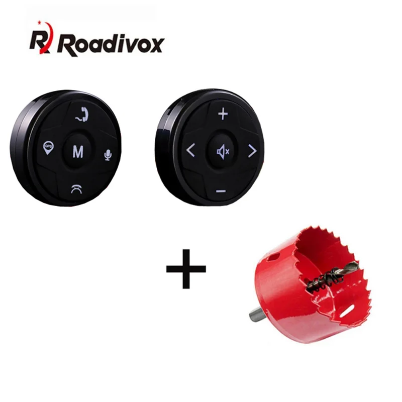 10-Keys-Wireless-bluetooth-car-steering-wheel-control-android-Universal ...