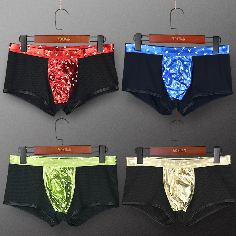 Hombres En Boxer Transparente