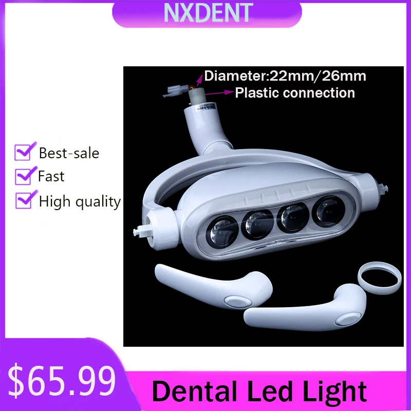 New-Dental-4-LED-Light-Oral-Lamp-Sensitive-LED-Lamp-For-Dental-Chair ...