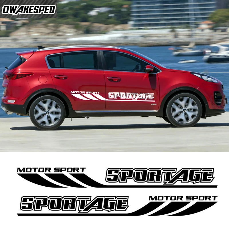 Car Both Side Door Sticker For Kia Sportage 3 4 Ql Compass Mountain ...