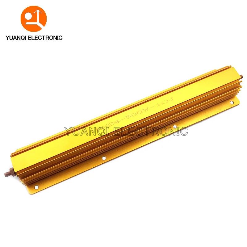 500W RX24 Aluminum Power Metal Shell Case Wirewound Resistor 0.1R ...