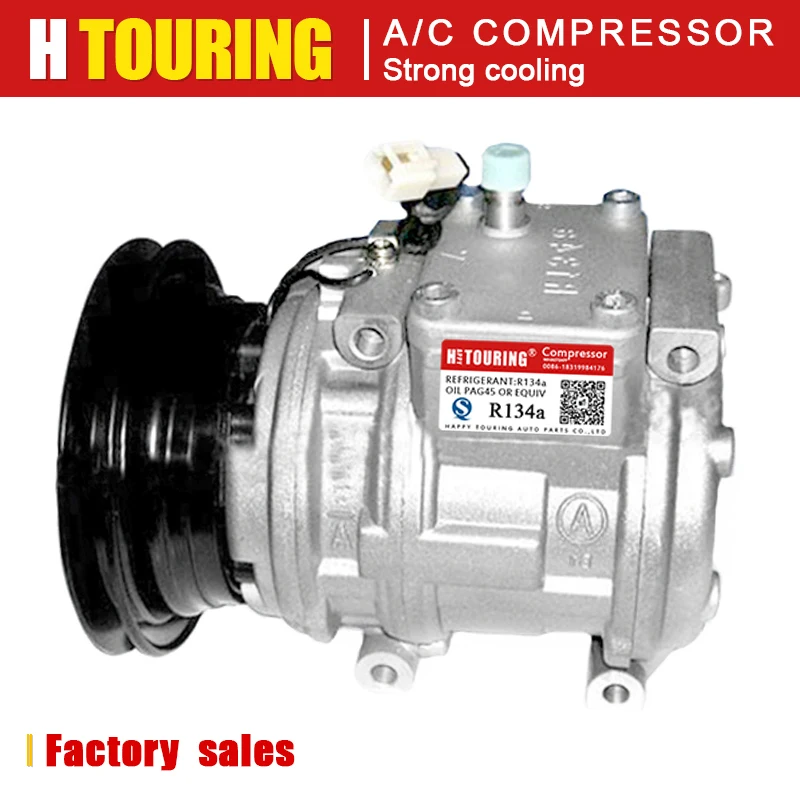 10PA15C A/C AC Compressor For Mitsubishi Montero Pajero V32 2.5 3.0.3.5 ...