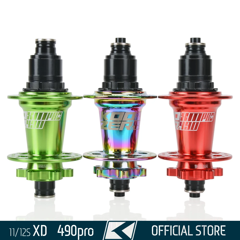 Koozer XM490pro 후면 XD CRMO 차축 MTB 자전거 허브 28H 32 구멍 5x135 10x135 QR ...