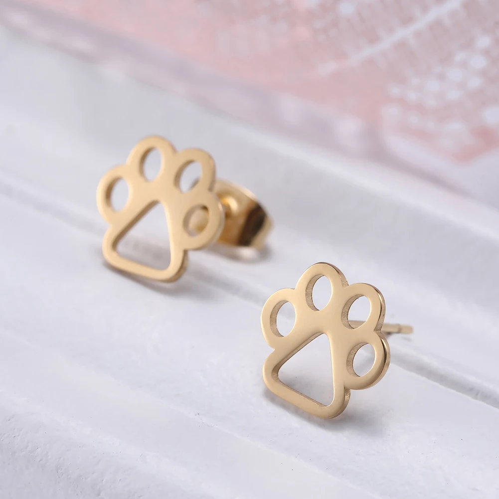 Skyrim-Cute-Dog-Pet-Paw-Print-Stud-Earring-for-Women-Girls-Stainless ...