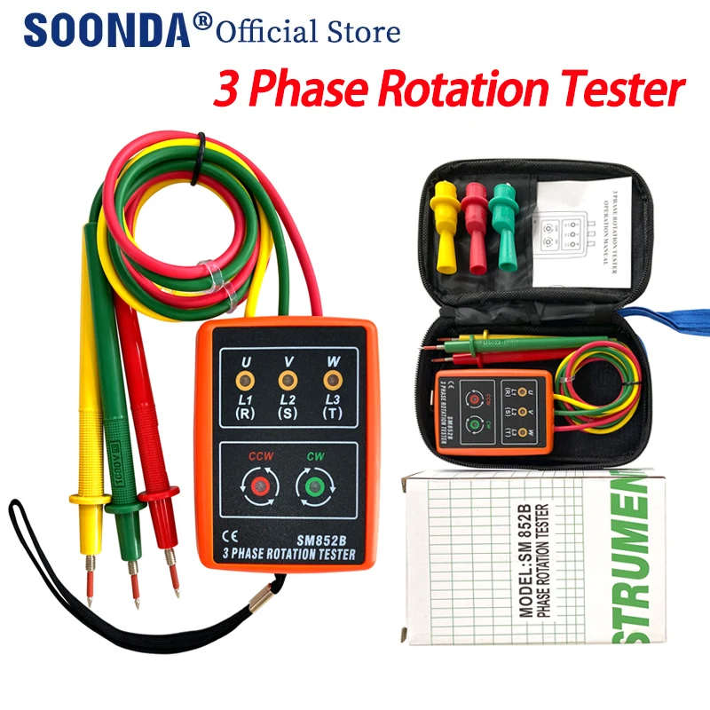 High Voltage Phase Rotation Meter