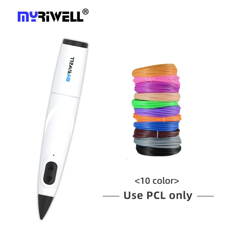 Myriwell 3d Printing Pen 3d Drawing 1.75mm Pcl Filament For Kids ...
