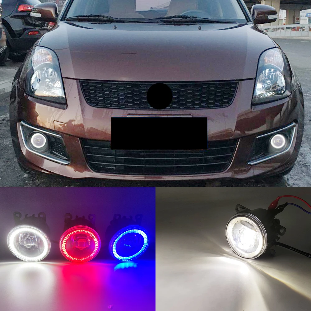 2 Functions Auto LED DRL Daytime Running Light For Suzuki Swift 2005 ...
