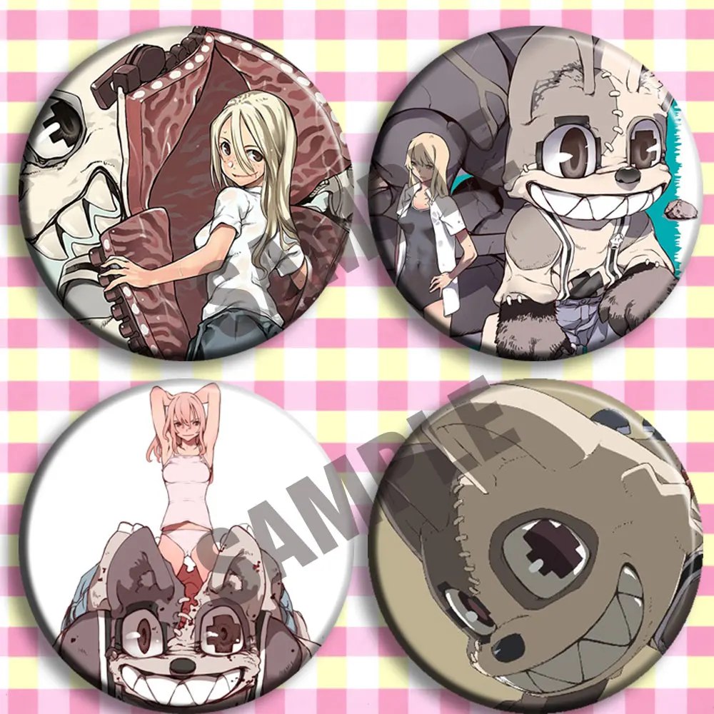 1pc 58mm icons Gleipnir GLEIPNIR Gureipuniru Kagaya Shuichi badges ...
