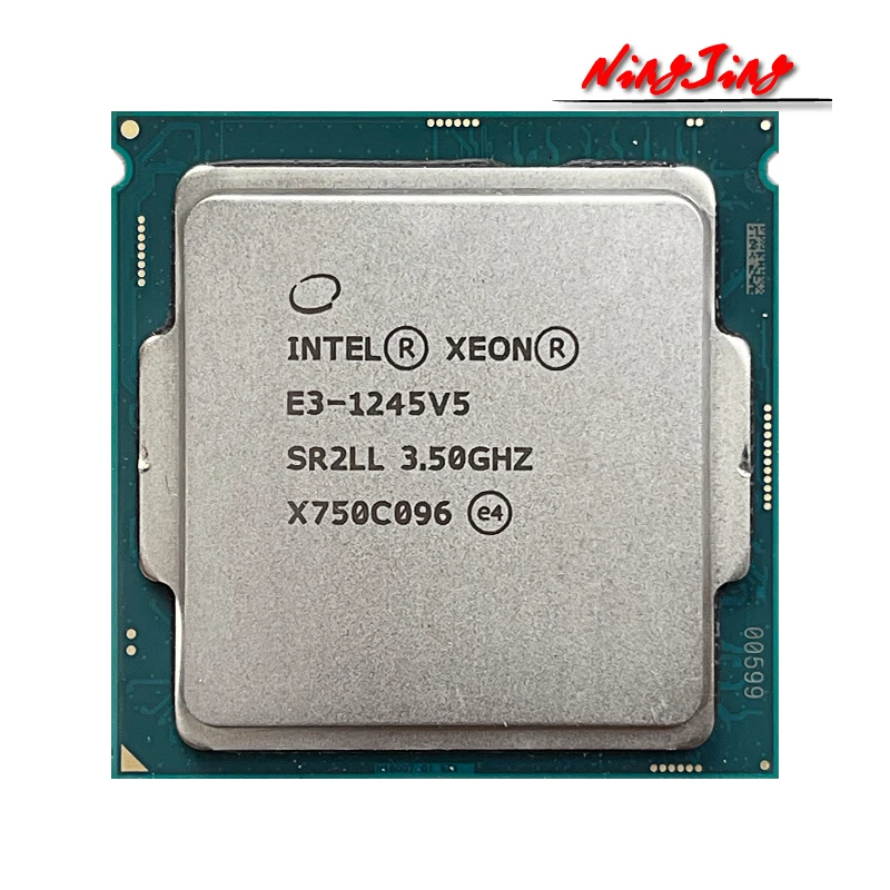 Intel Xeon E3 1245 v5 E3 1245V5 E3 1245 v5 3.5 GHz Quad Core Eight Thread CPU Processor 80W LGA ...