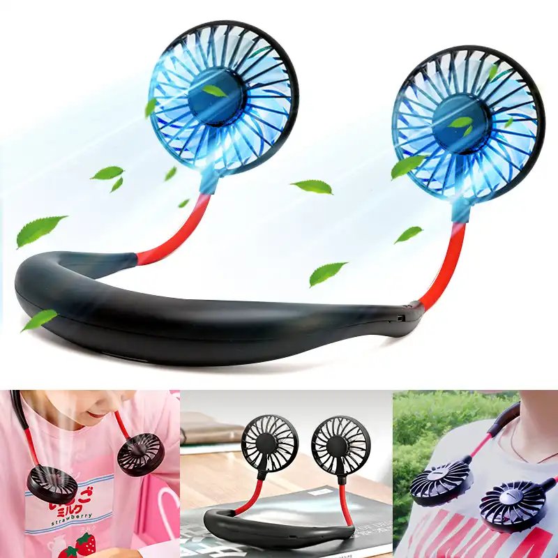 Мини-вентилятор без рук, маленький вентилятор с батареей, мини ...