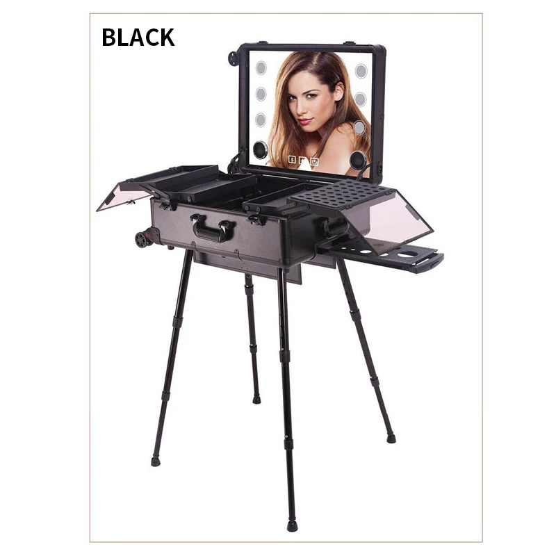 Professional-With-LED-Light-Makeup-Box-Portable-Large-Mirror-Bluetooth ...