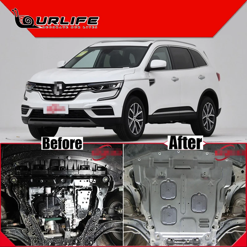 For Renault Koleos Samsung QM5 QM6 2009-2021 Engine Chassis Guard Cover Protector Manganese ...