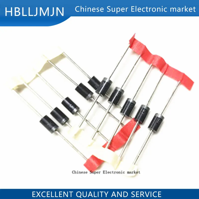 50pcs By255 Rectifier Diode 3a 3000ma 1300v Do-201 - Diodes - AliExpress