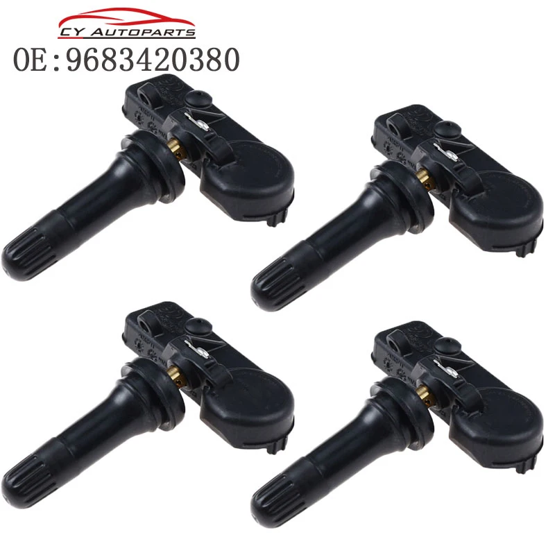 Yaopei New 4pcs 9683420380 433mhz Tire Pressure Monitor Sensor For ...