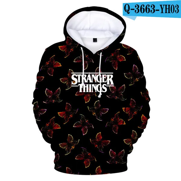 Stranger Things 3 Sudadera con capucha y cremallera para hombre y mujer ...
