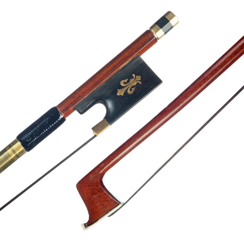 Violin-Fiddle-Bow-IPE-Bow-4-4-Size-Violin-Bow-Round-Stick-Lizard-Skin ...