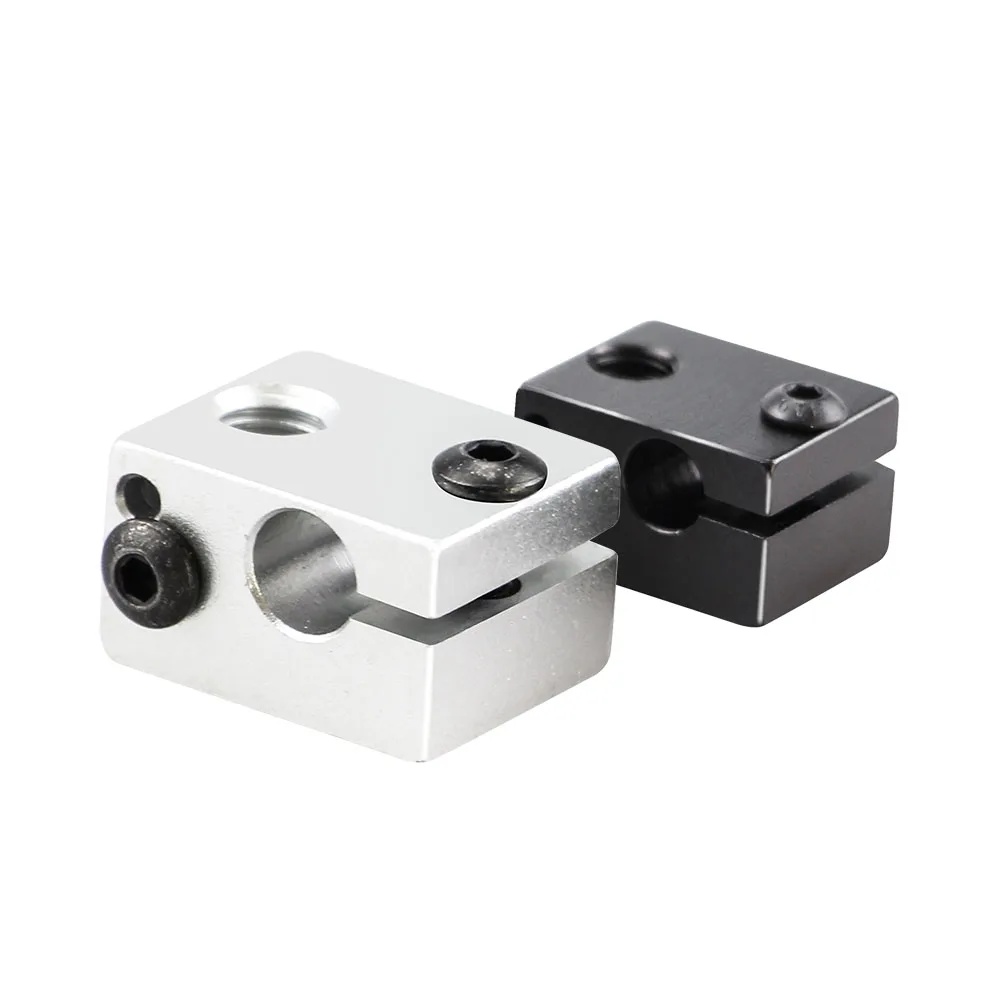 Aluminium V6 Heat Block For V6 J-head Extruder Hotend 3d Printers Parts ...