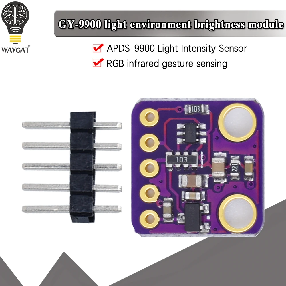 GY-APDS9900-LLC-Digital-environment-module-brightness-ranging-from-the-proximity-sensor-RGB ...