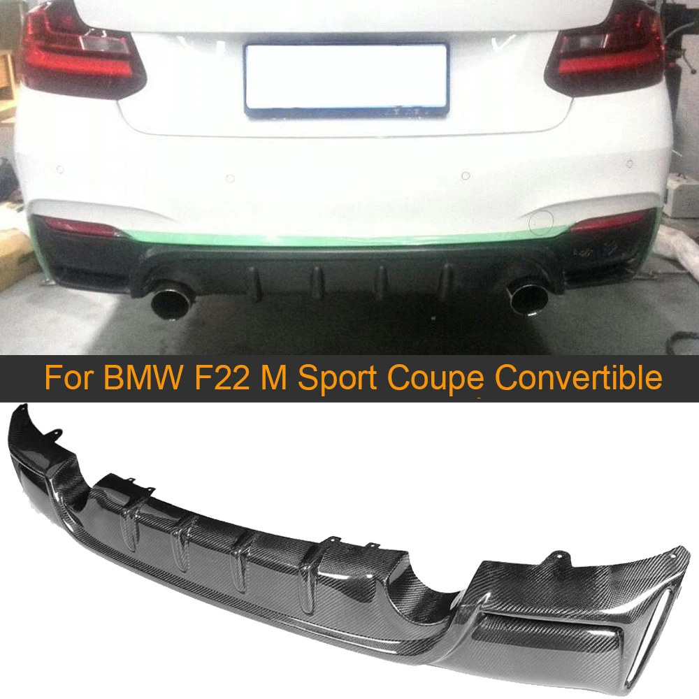 F22 Carbon Fiber Car Rear Bumper Lip Spoiler Diffuser for BMW F22 M ...