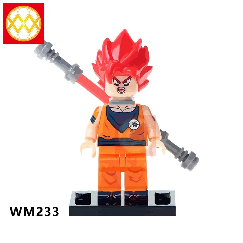 Anime Cartoon Dragon Ball Action Bricks Z Son Gohan Goku Vegeta Master ...