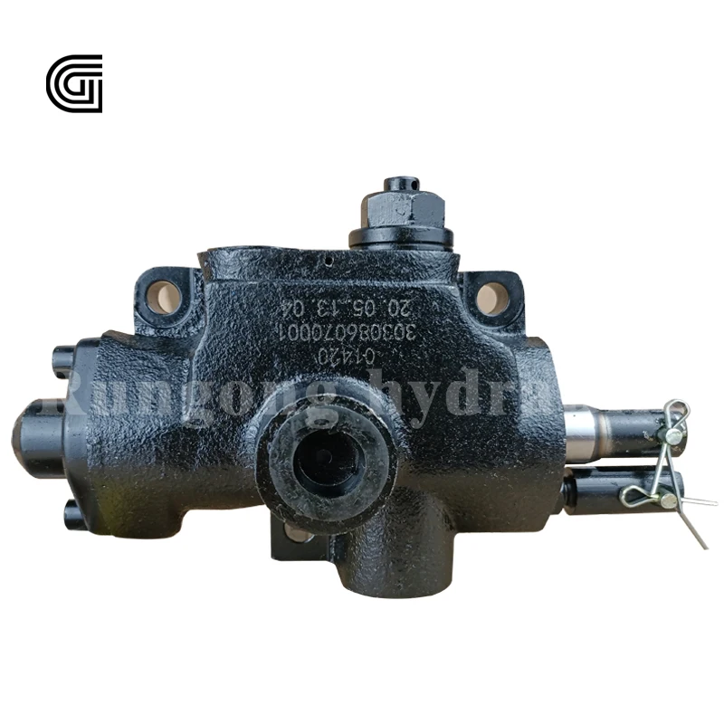 Manual-Lifting-And-Lowering-Of-Three-Position-Three-Way-Hydraulic-Valve ...