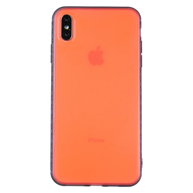 IPhone X para Apple XR pulido opaco transparente funda de teléfono ...