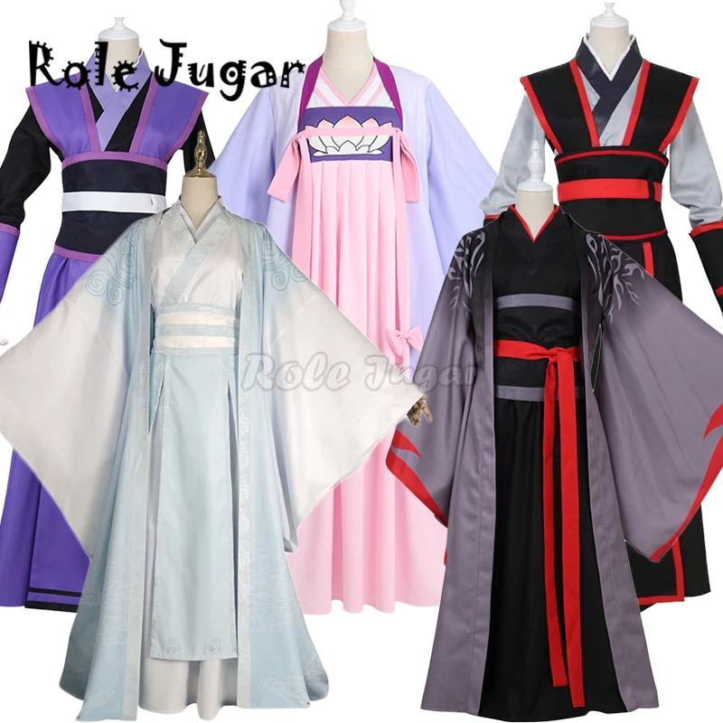 Anime Ma Dao Zu Shi Wei Wuxian Peruca Jiang Cheng Lan Wangji Traje E ...