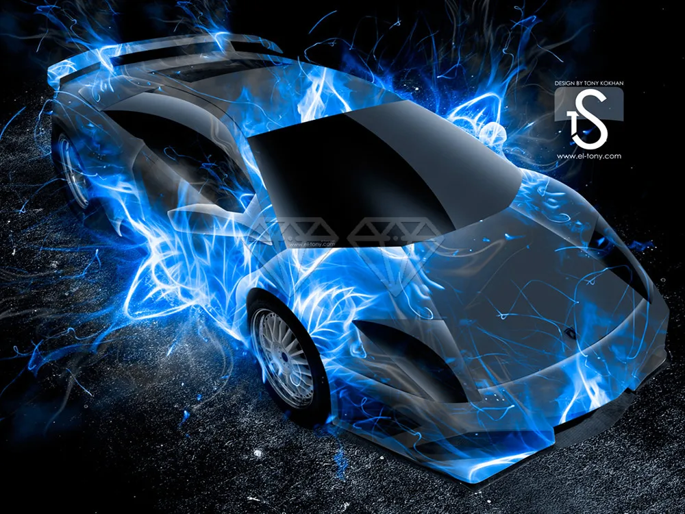 Cool Blue Lamborghinis