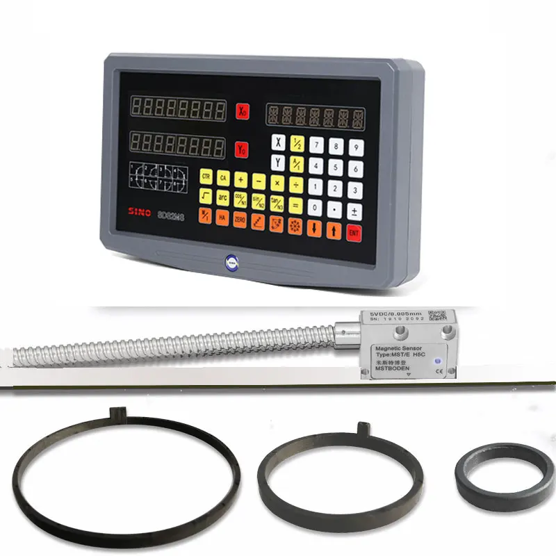 Magnetic Angle Pulse Rotary Digital Linear Mini Scale Readout Lathe ...