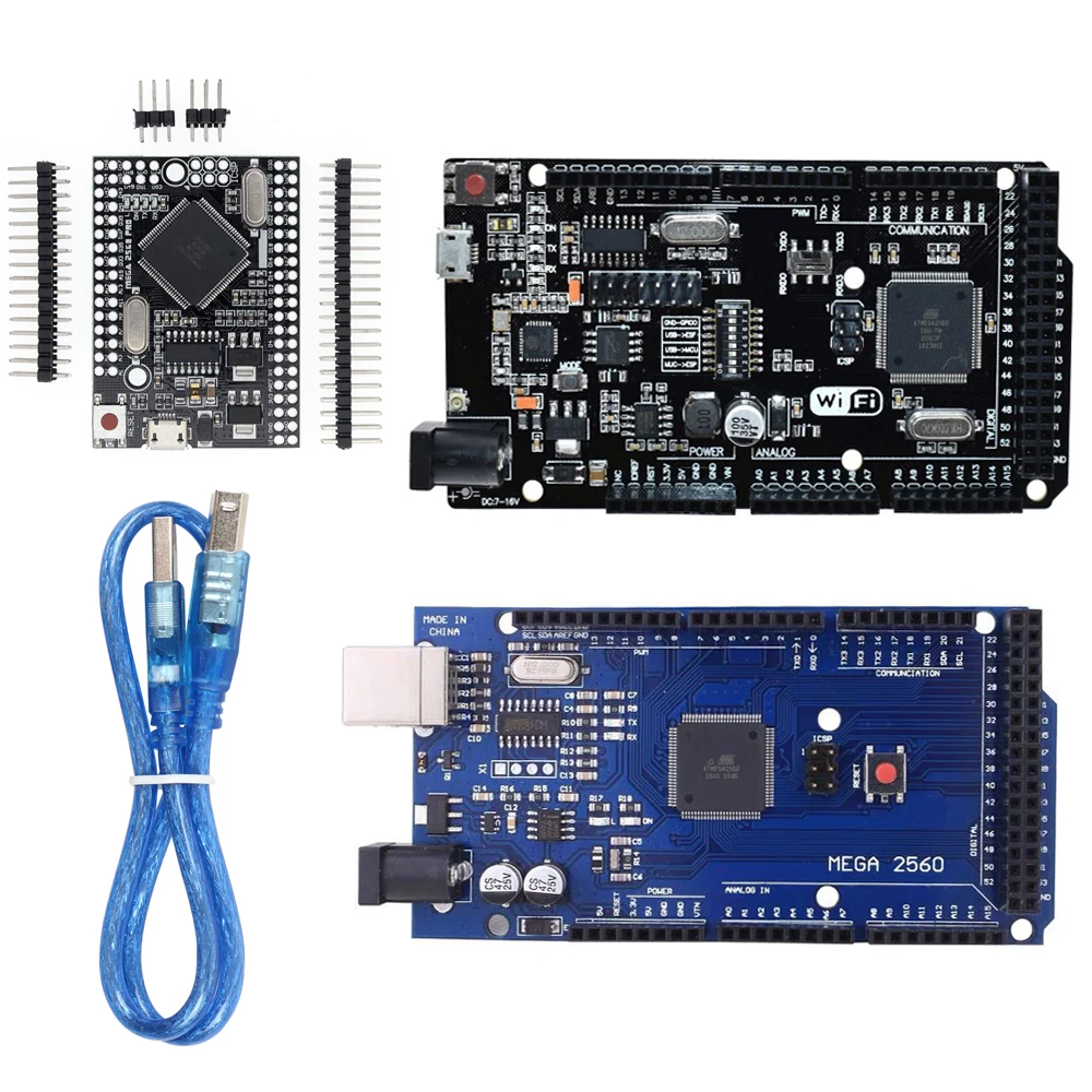 Mega2560 mega 2560 r3 (ATmega2560 16AU ch340g) avr USBボード開発ボードmega2560、arduino Wi Fi esp8266用 ...