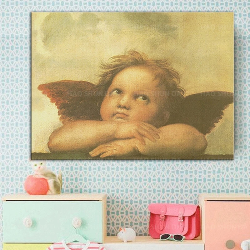 Cherub Painting Raphael