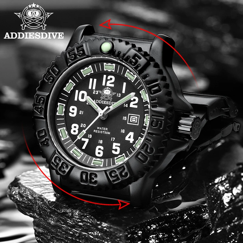 Addies Men Military Watch | Watch Addie Military Man | Addiesdive Watch ...