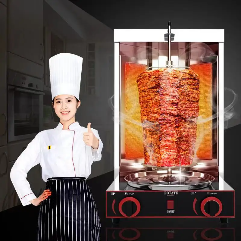 Two-burners-sharwarma-machine-Gas-Doner-kebab-machine-110V-220V-home ...